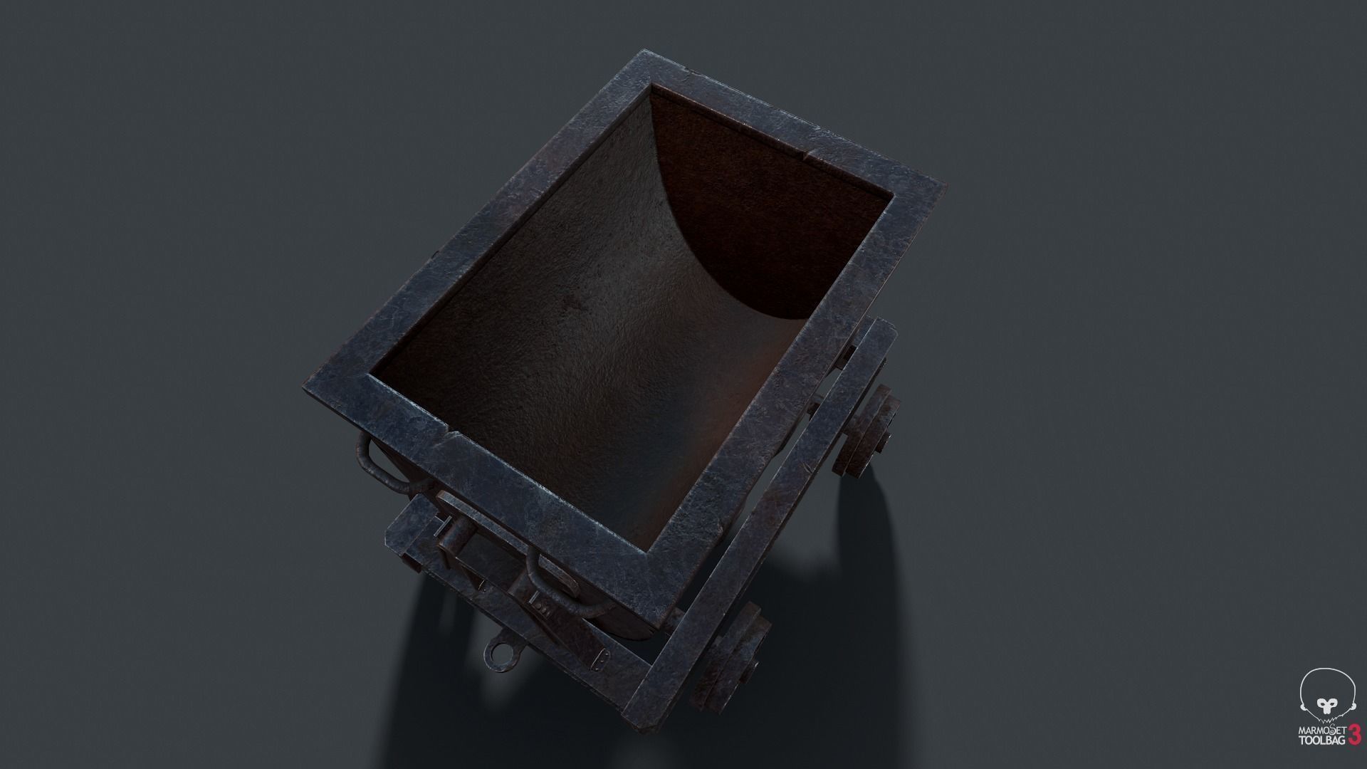 3D model Mine cart VR / AR / low-poly | CGTrader