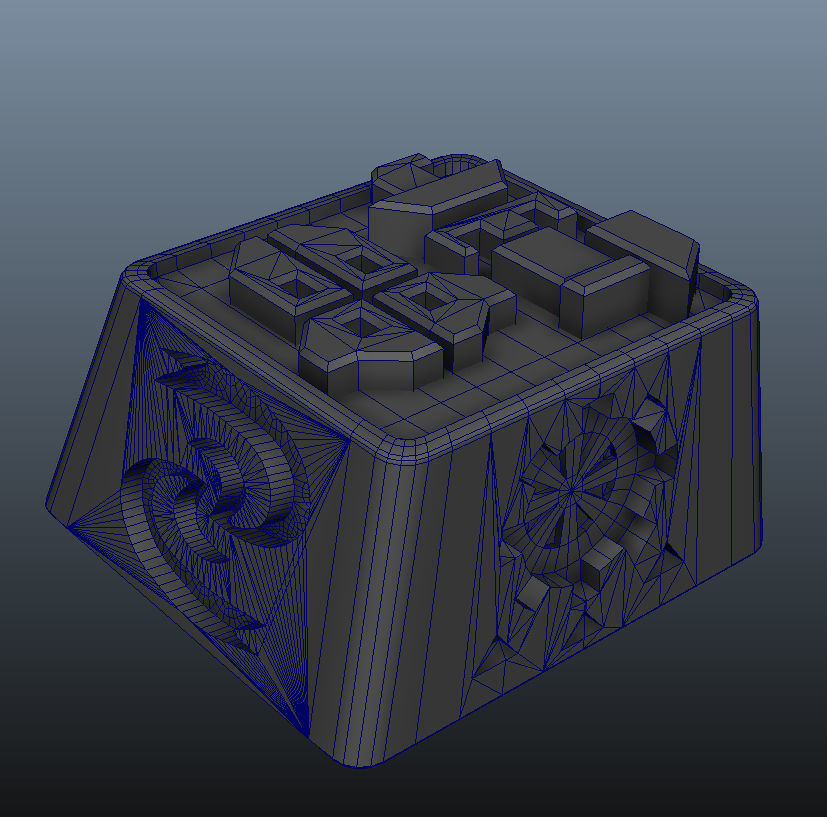 Gun Lance Keycap 3D model 3D printable | CGTrader