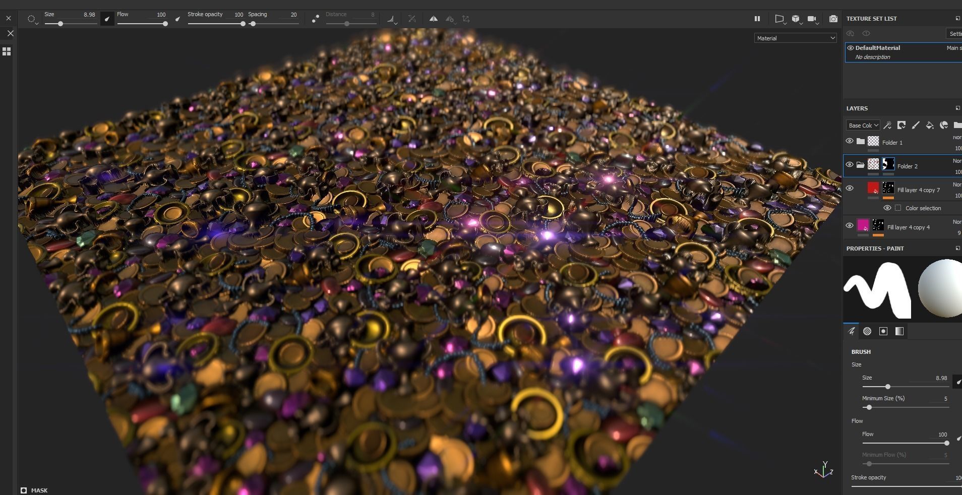 Jewelry coins Materials Texture | CGTrader