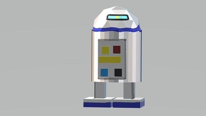 MY FUNNY BOT free VR / AR / low-poly 3D model | CGTrader