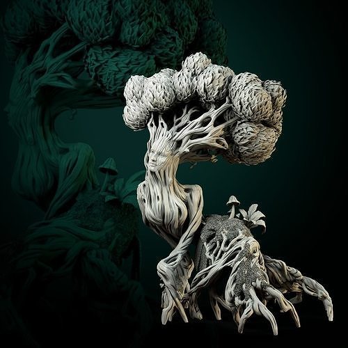 Living Tree pre-supported 3D model 3D printable | CGTrader