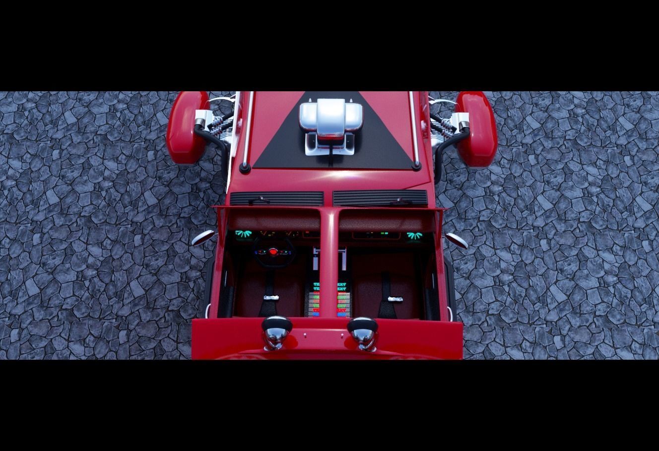 3D SUPER FLYING CAR 3D model | CGTrader