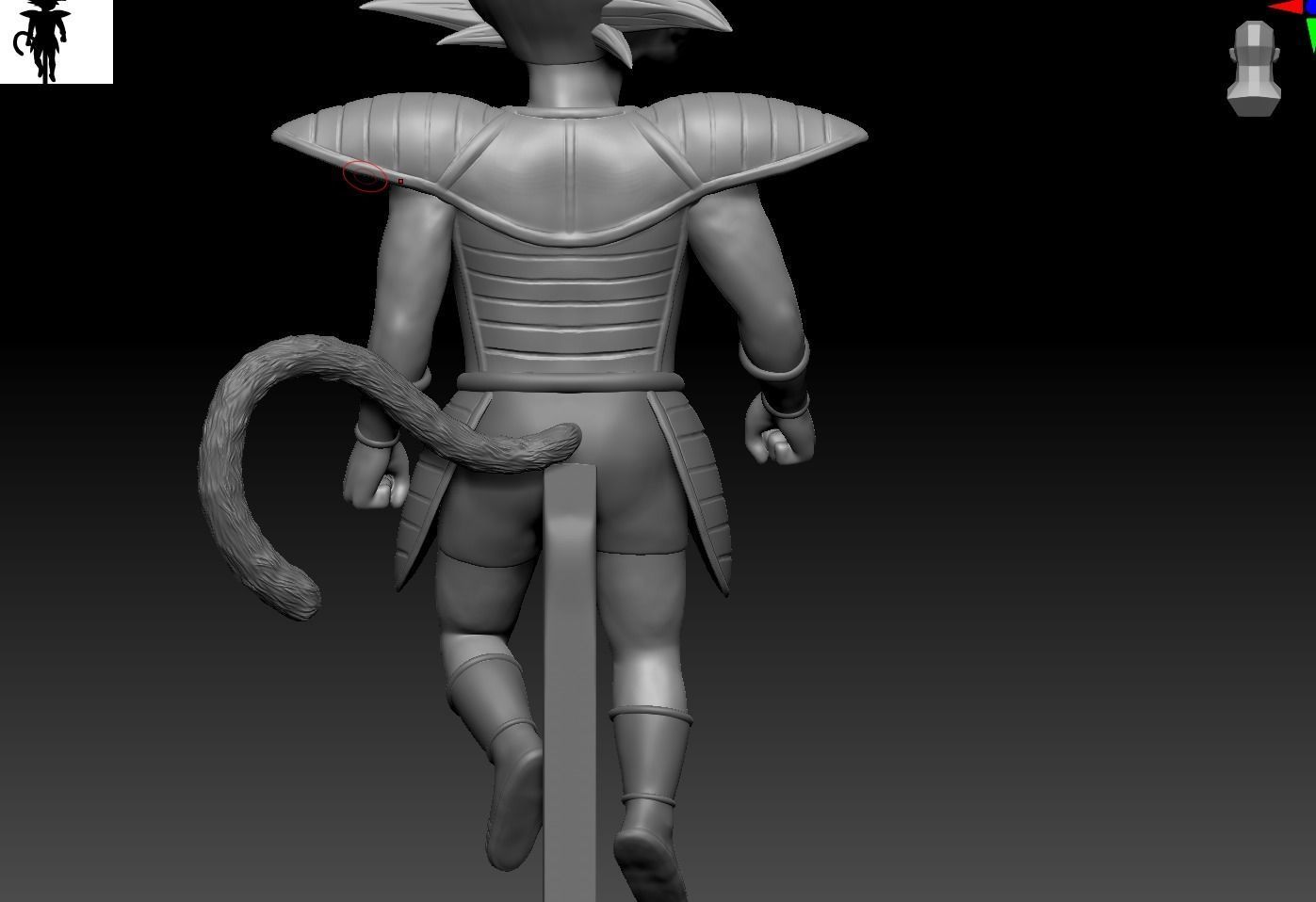 Dragon Ball Super kid Goku 3D model 3D printable | CGTrader