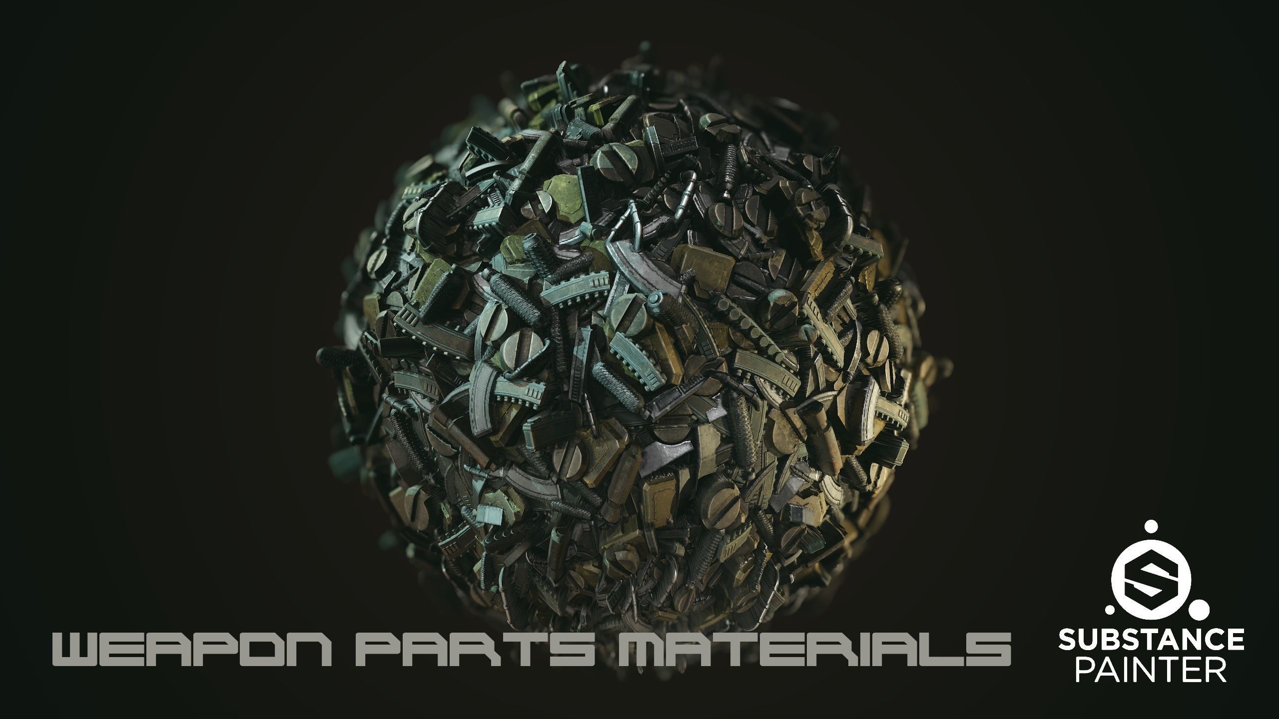 Weapon parts Material Texture | CGTrader