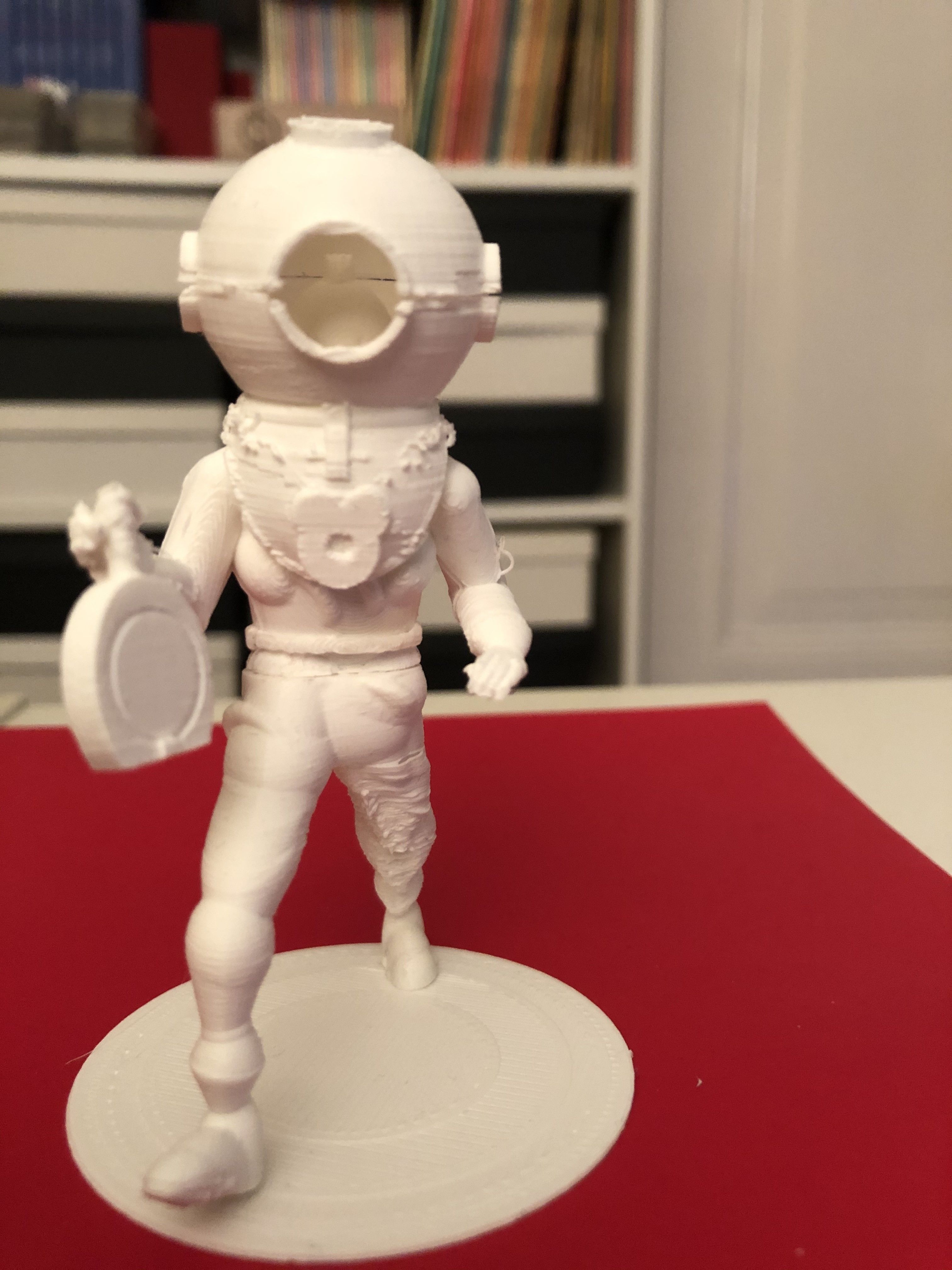 Tintin in diving suit 3D model 3D printable | CGTrader