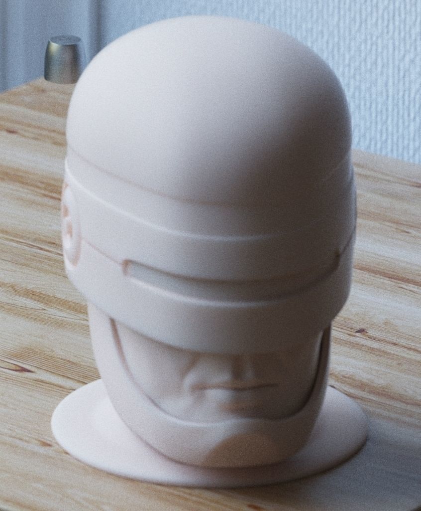 Robocop Head for 3d Print 3D model 3D printable | CGTrader