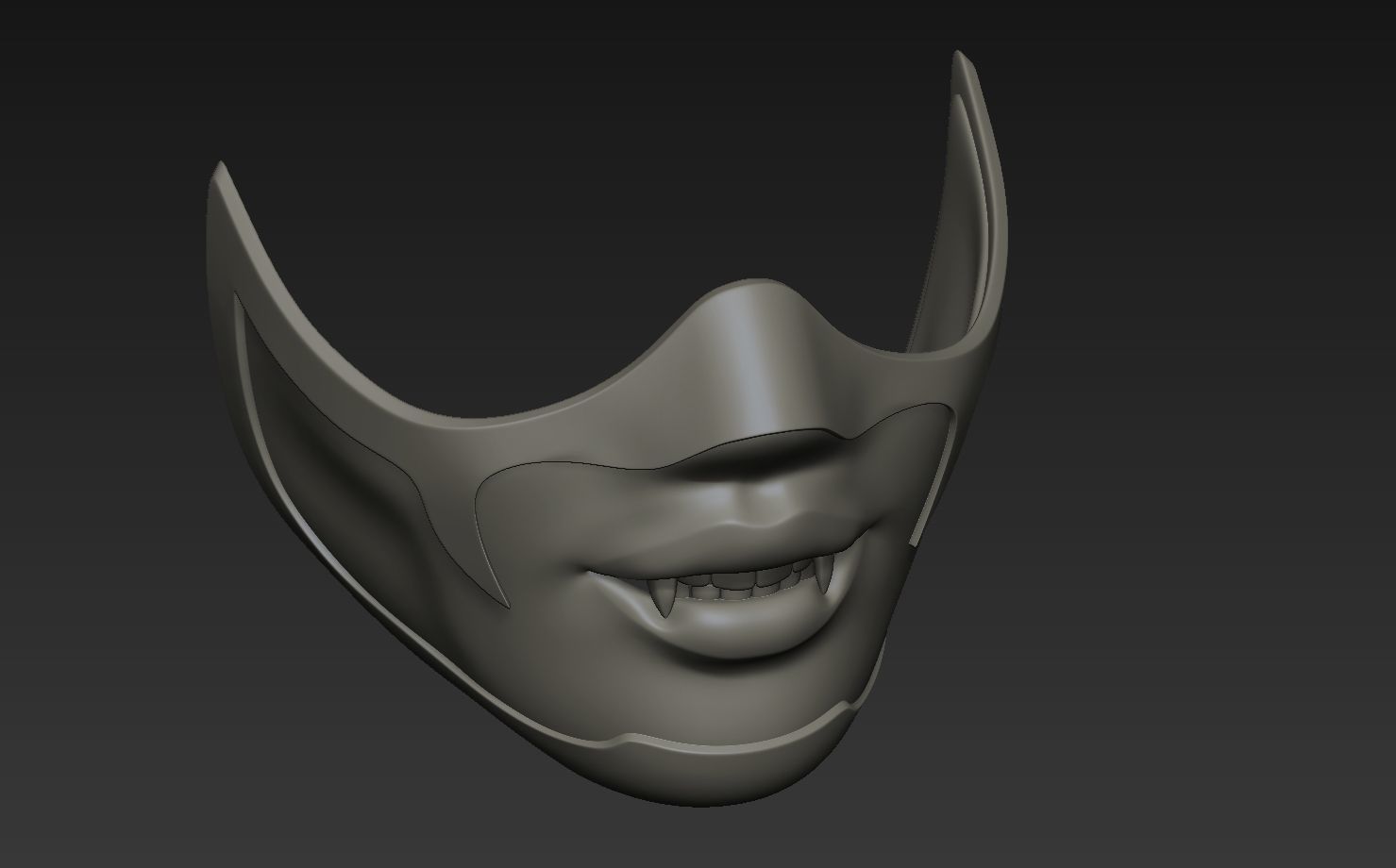 Sexy Vampire Valkyrie female mask like as Mortal Kombat 3D model 3D ...