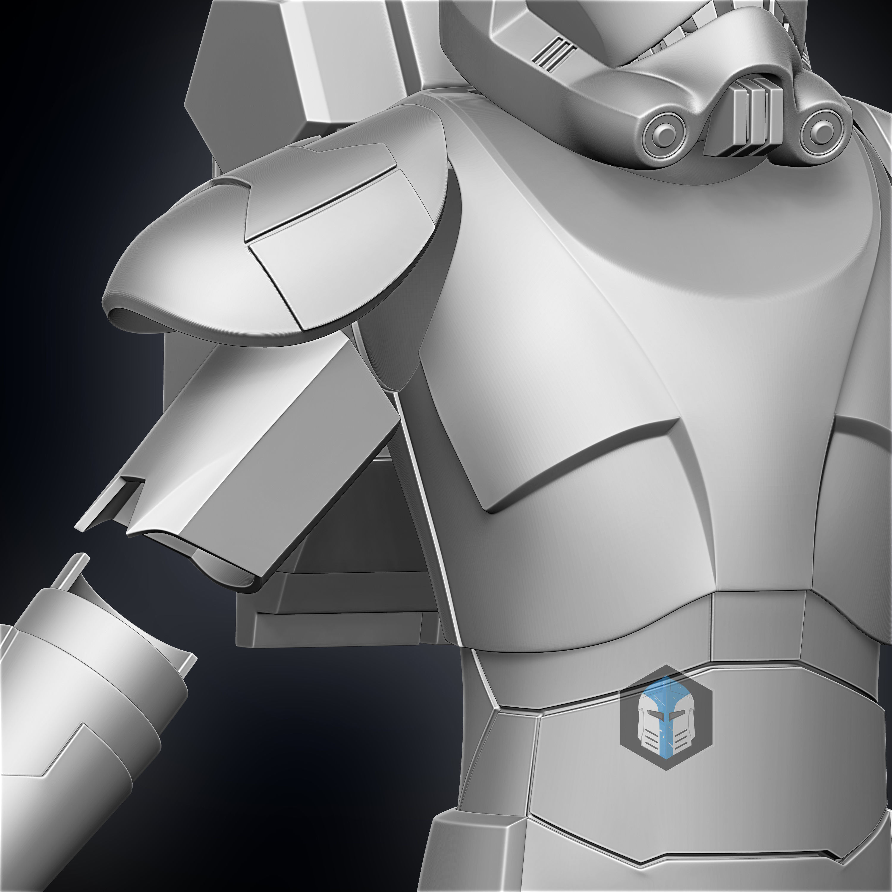 Bad Batch Hunter Armor - 3D Print Files 3D model 3D printable | CGTrader