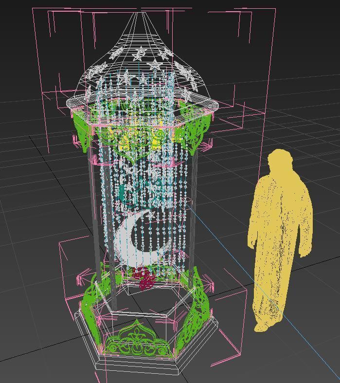 Ramadan decoration 3D model | CGTrader