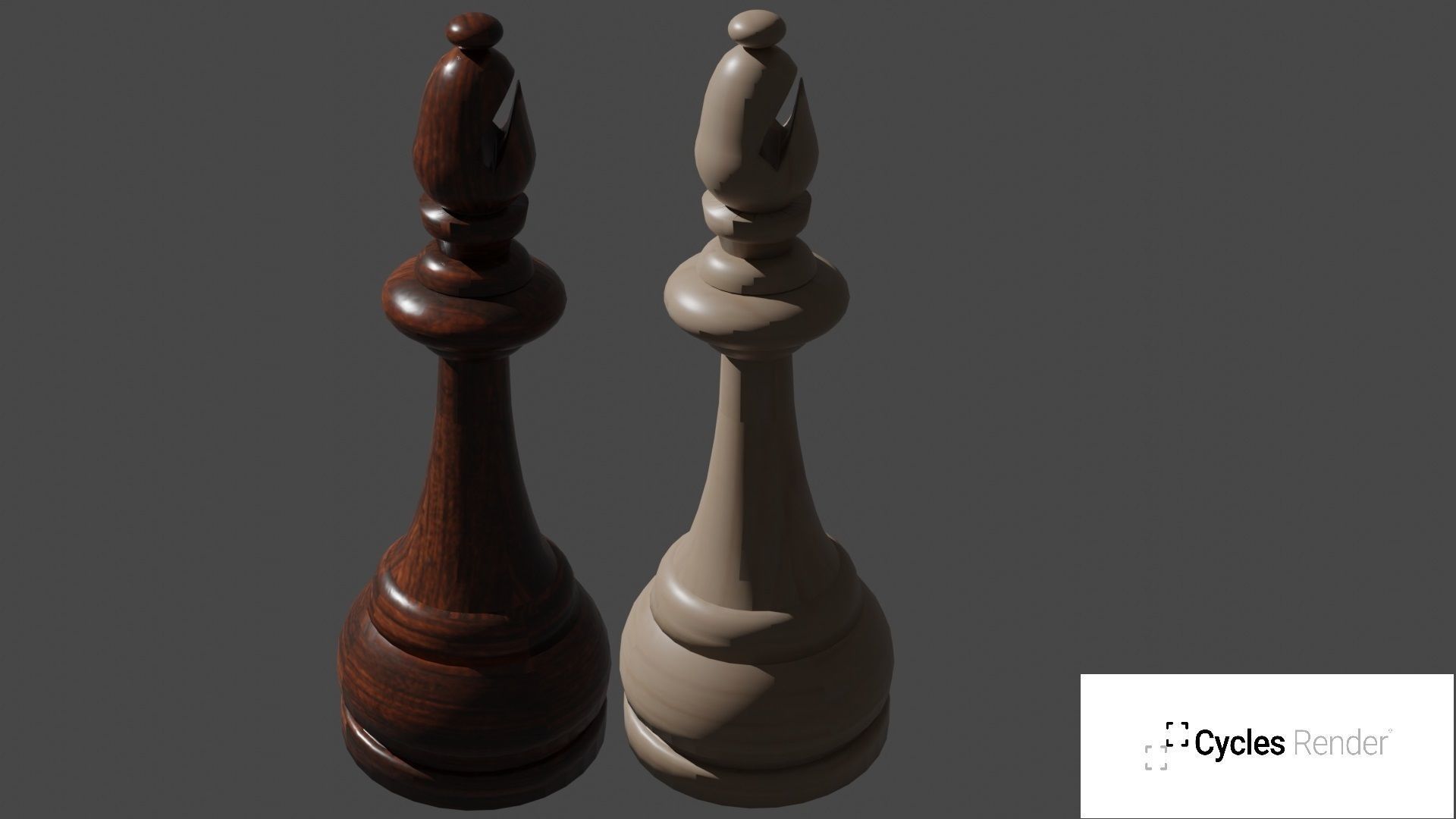 Wooden Bishop Chess Piece 3D model | CGTrader