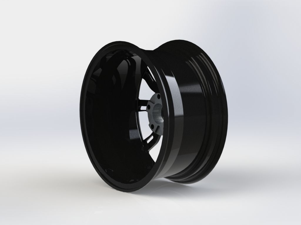 Cast rim Petrol-P5A 3D model | CGTrader