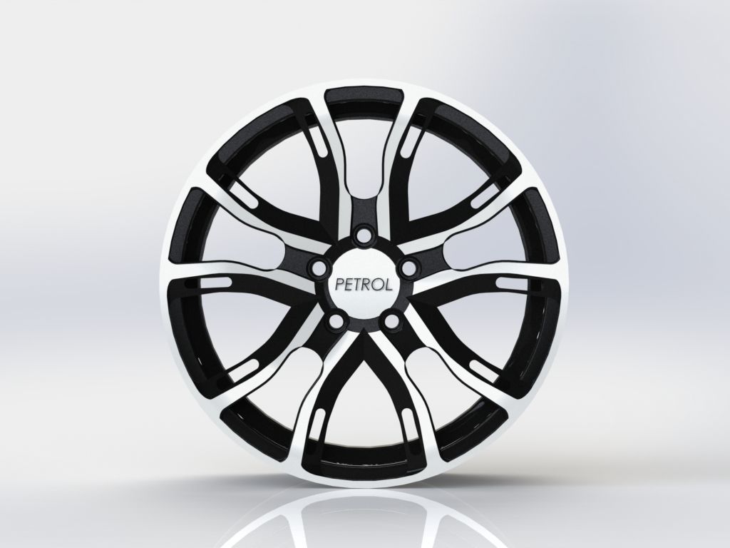 Cast rim Petrol-P5A 3D model | CGTrader