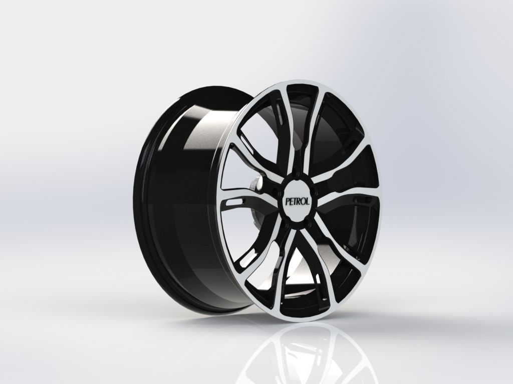 Cast rim Petrol-P5A 3D model | CGTrader