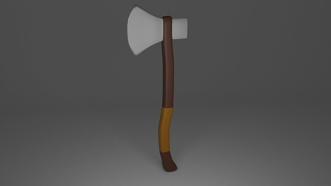 3D model Low Poly Simple Axe VR / AR / low-poly | CGTrader