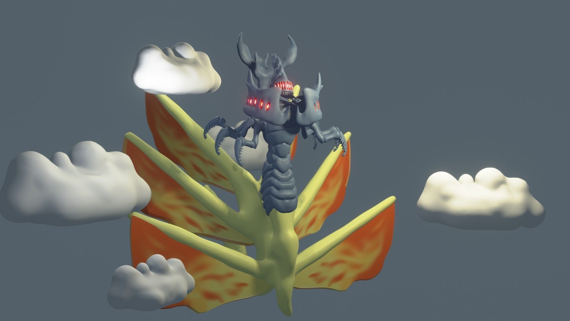 Chomei The Seven Tails From Naruto 3D model | CGTrader
