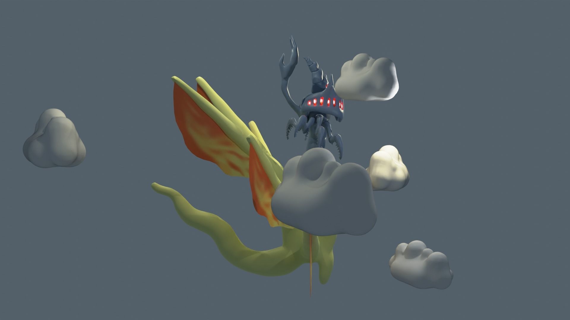 Chomei The Seven Tails From Naruto 3D model | CGTrader