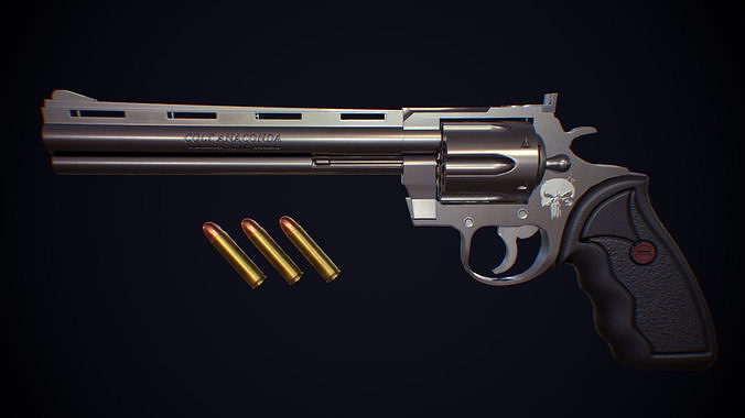 3D model Colt Revolver VR / AR / low-poly | CGTrader