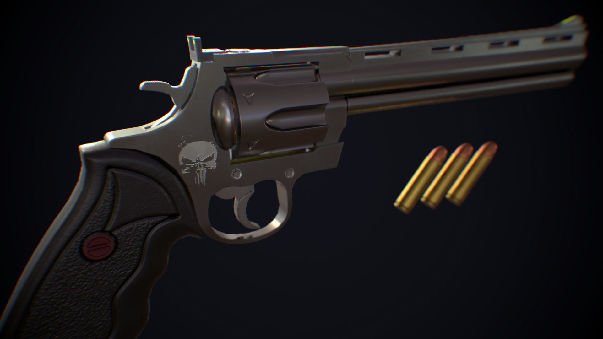 3D model Colt Revolver VR / AR / low-poly | CGTrader