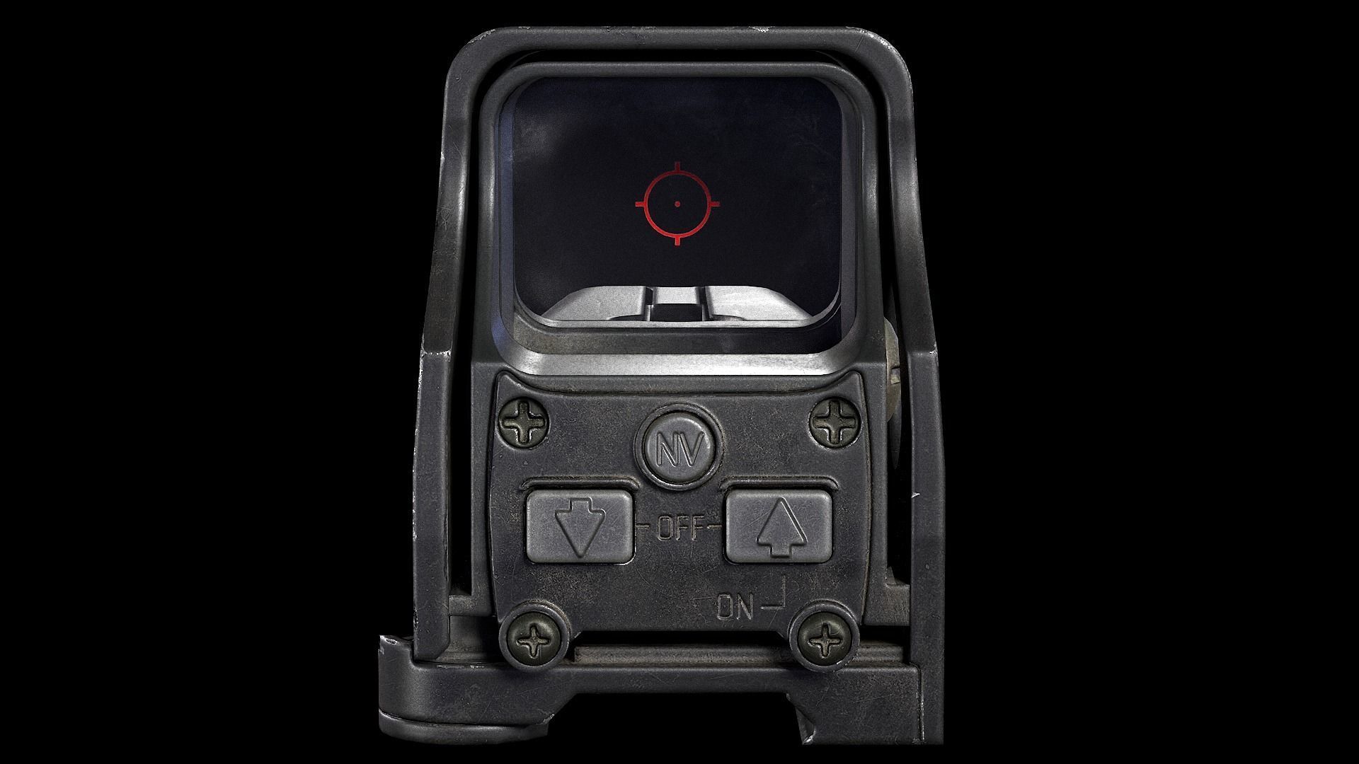 3D model Holographic Scope Eotech 553 PBR VR / AR / low-poly | CGTrader