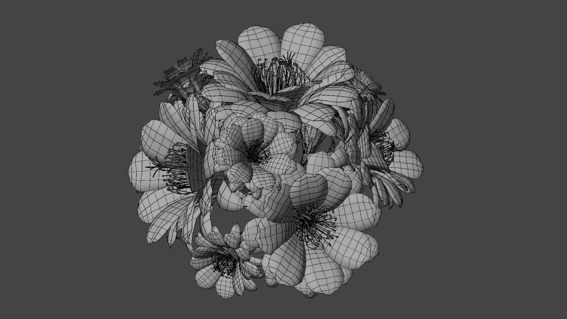 Flowers free 3D model | CGTrader
