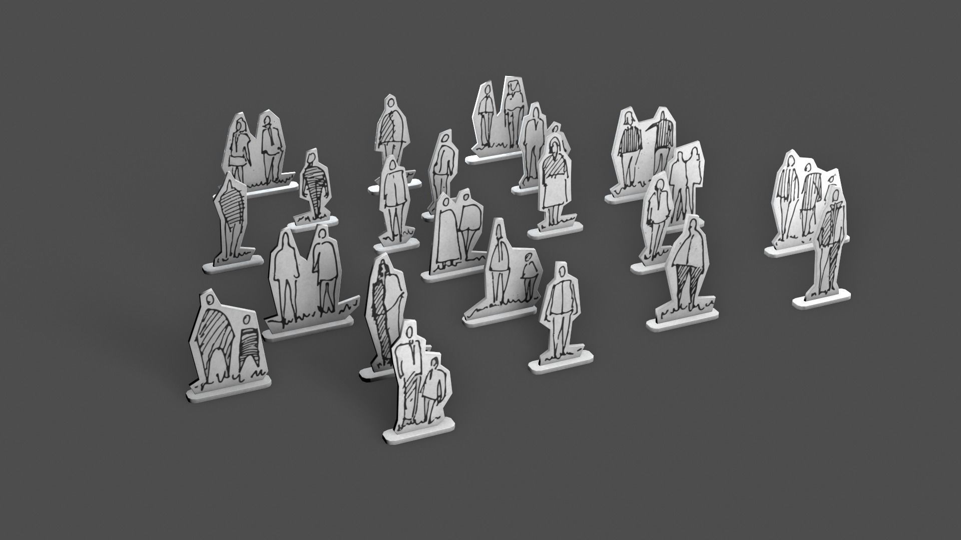 3D model Human Figures - Modern VR / AR / low-poly | CGTrader