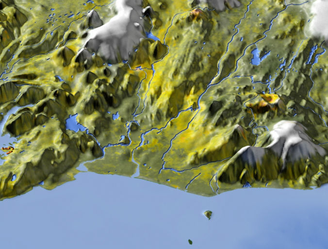 Iceland High resolution 3D relief maps 3D model | CGTrader