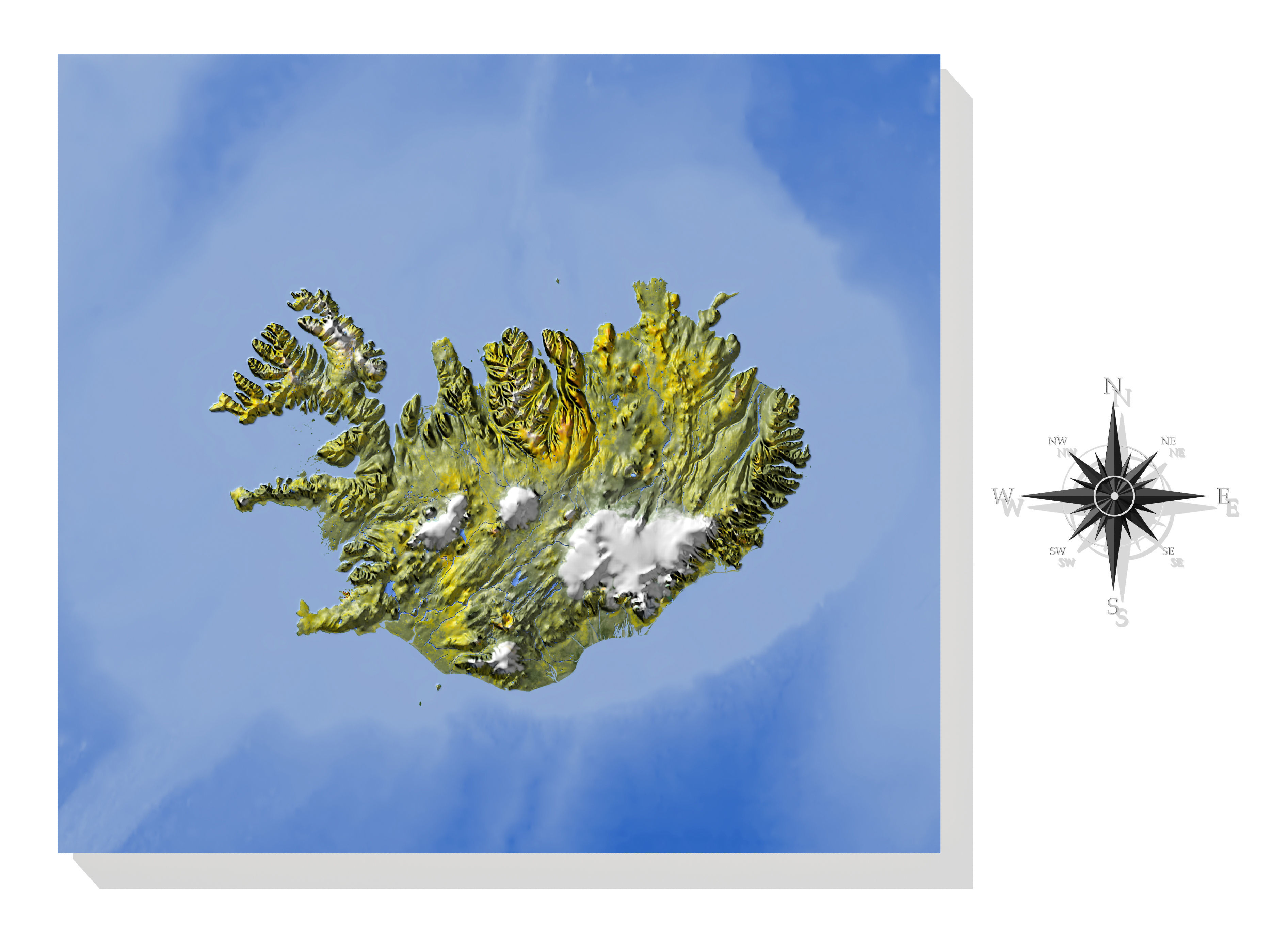 Iceland High resolution 3D relief maps 3D model | CGTrader