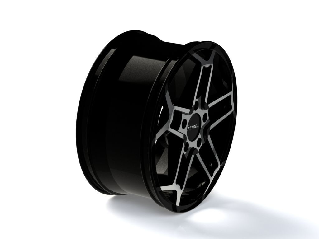 Cast rim Petrol-P1A 3D model | CGTrader