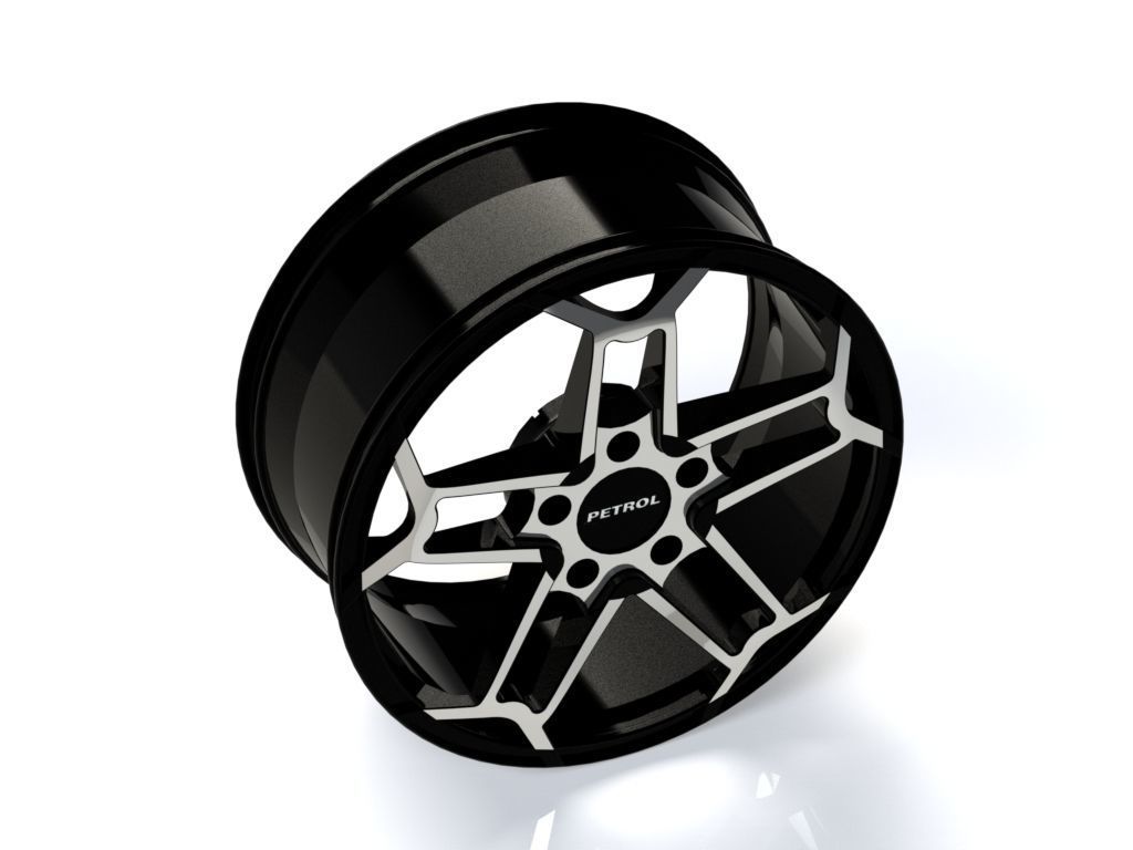 Cast rim Petrol-P1A 3D model | CGTrader