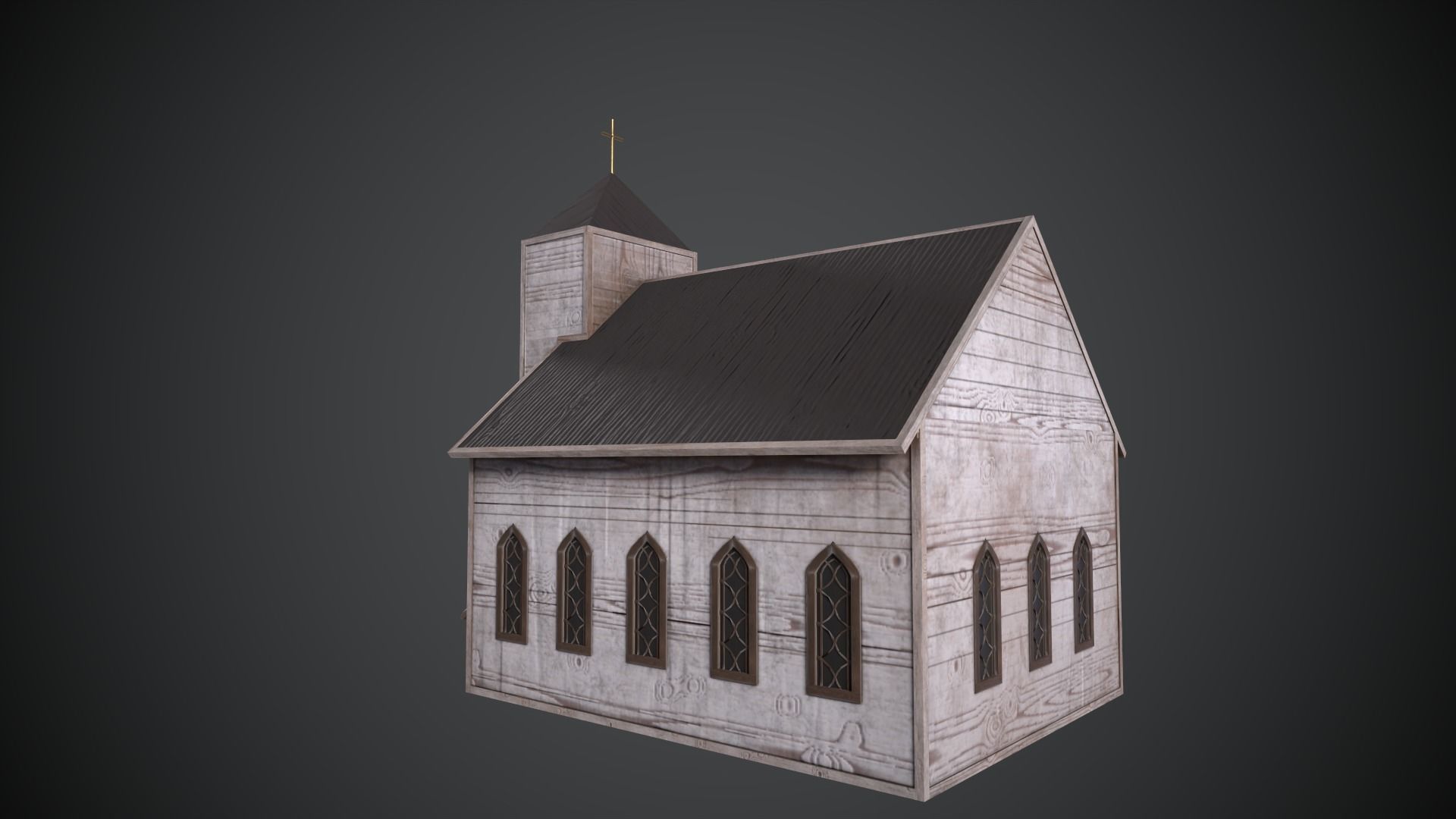 3D model Church with Interior VR / AR / low-poly | CGTrader