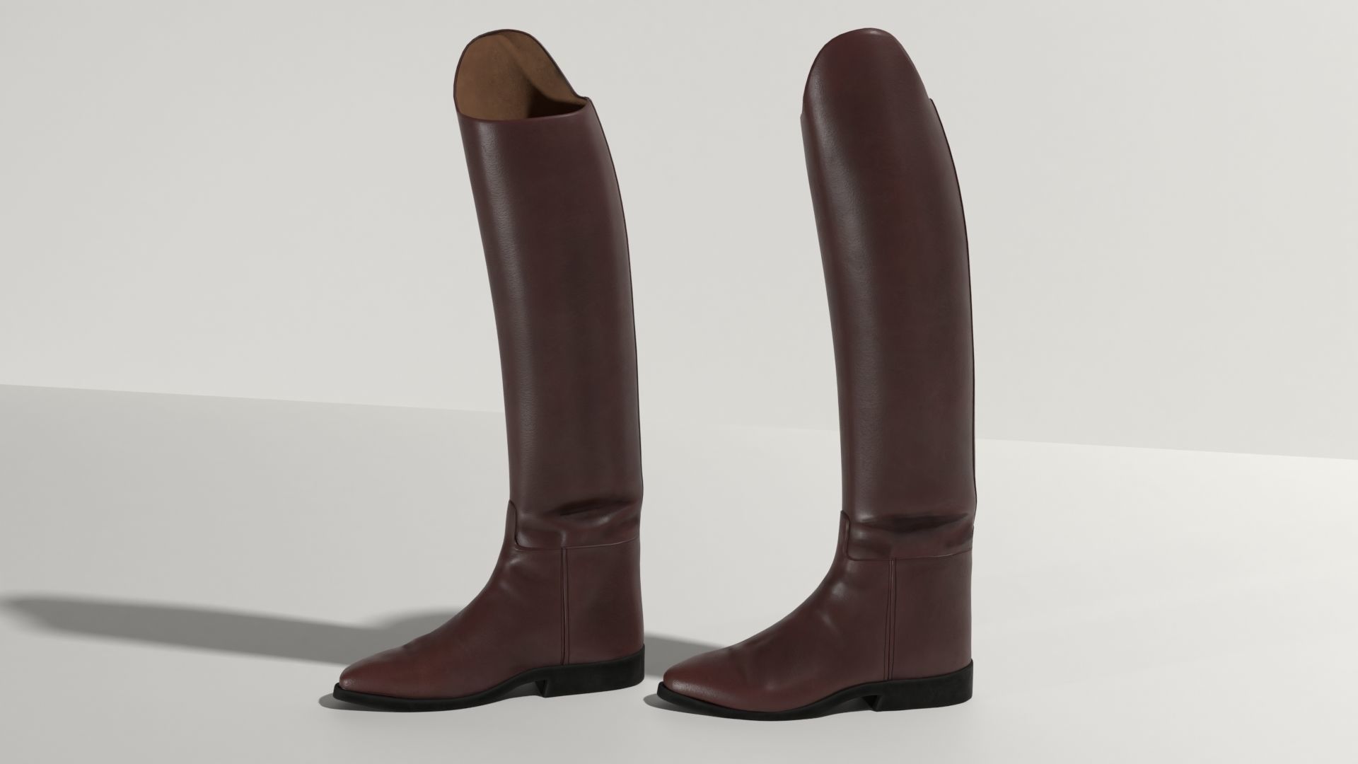 Classic Riding Boots for Equestrian 3D model | CGTrader