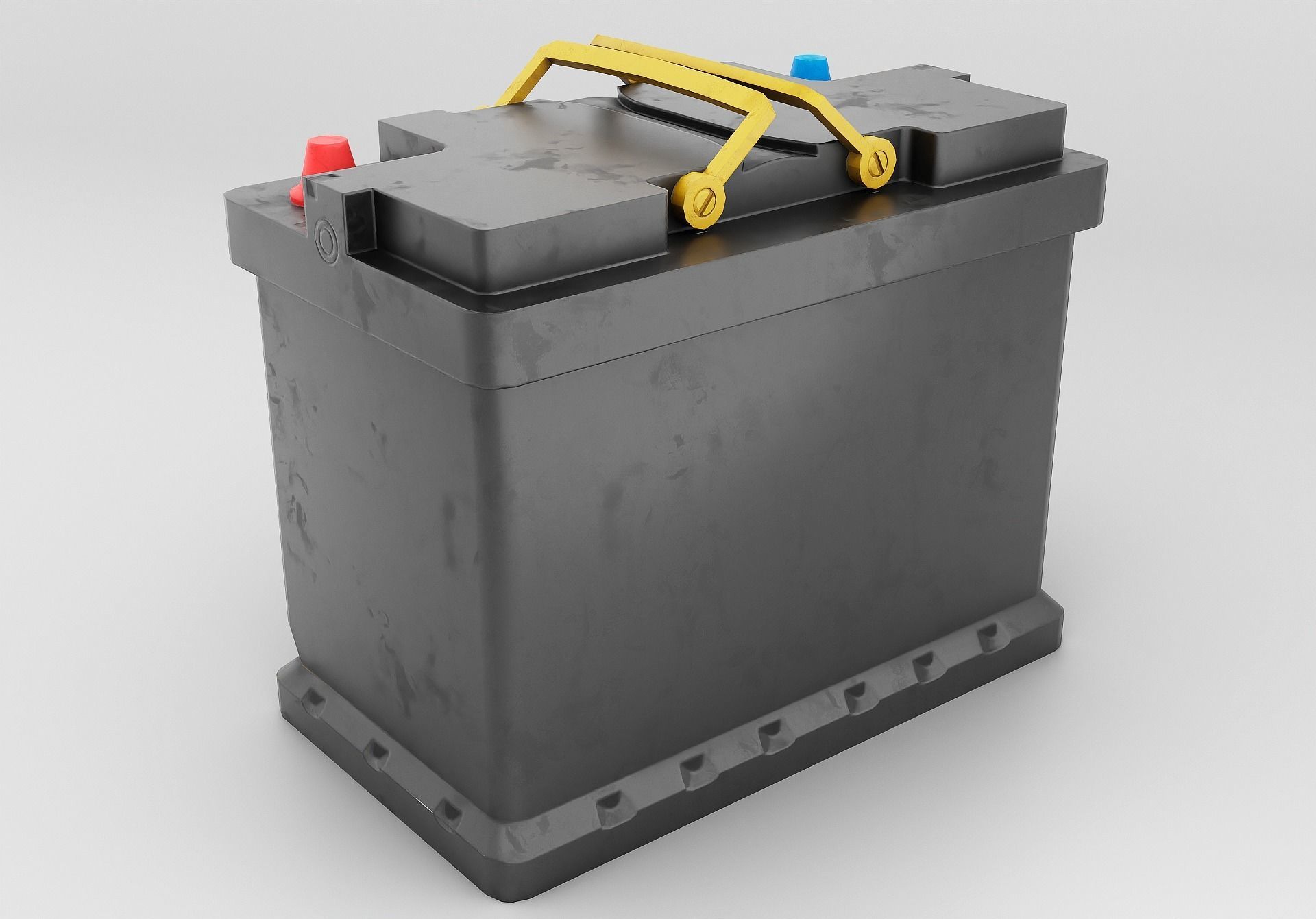 3D model LOW POLY Car Battery 3D model VR / AR / low-poly | CGTrader