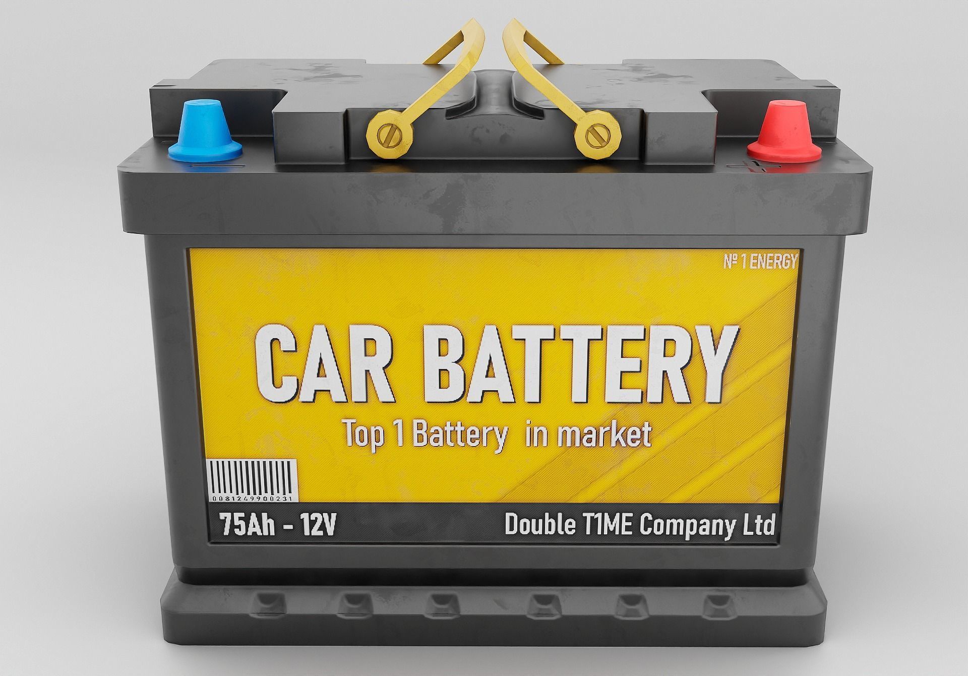 3D model LOW POLY Car Battery 3D model VR / AR / low-poly | CGTrader