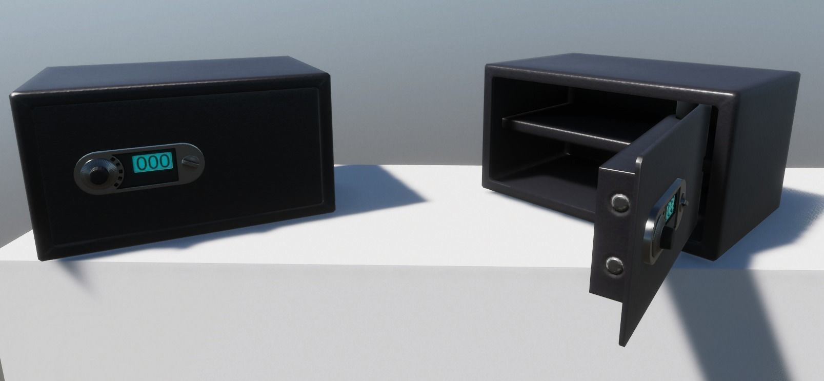3D model Safes -Models and Unity minigame script VR / AR / low-poly | CGTrader