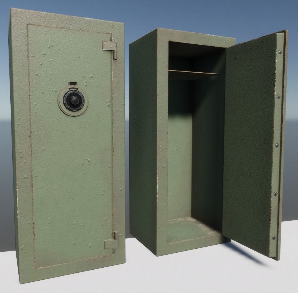 3D model Safes -Models and Unity minigame script VR / AR / low-poly | CGTrader