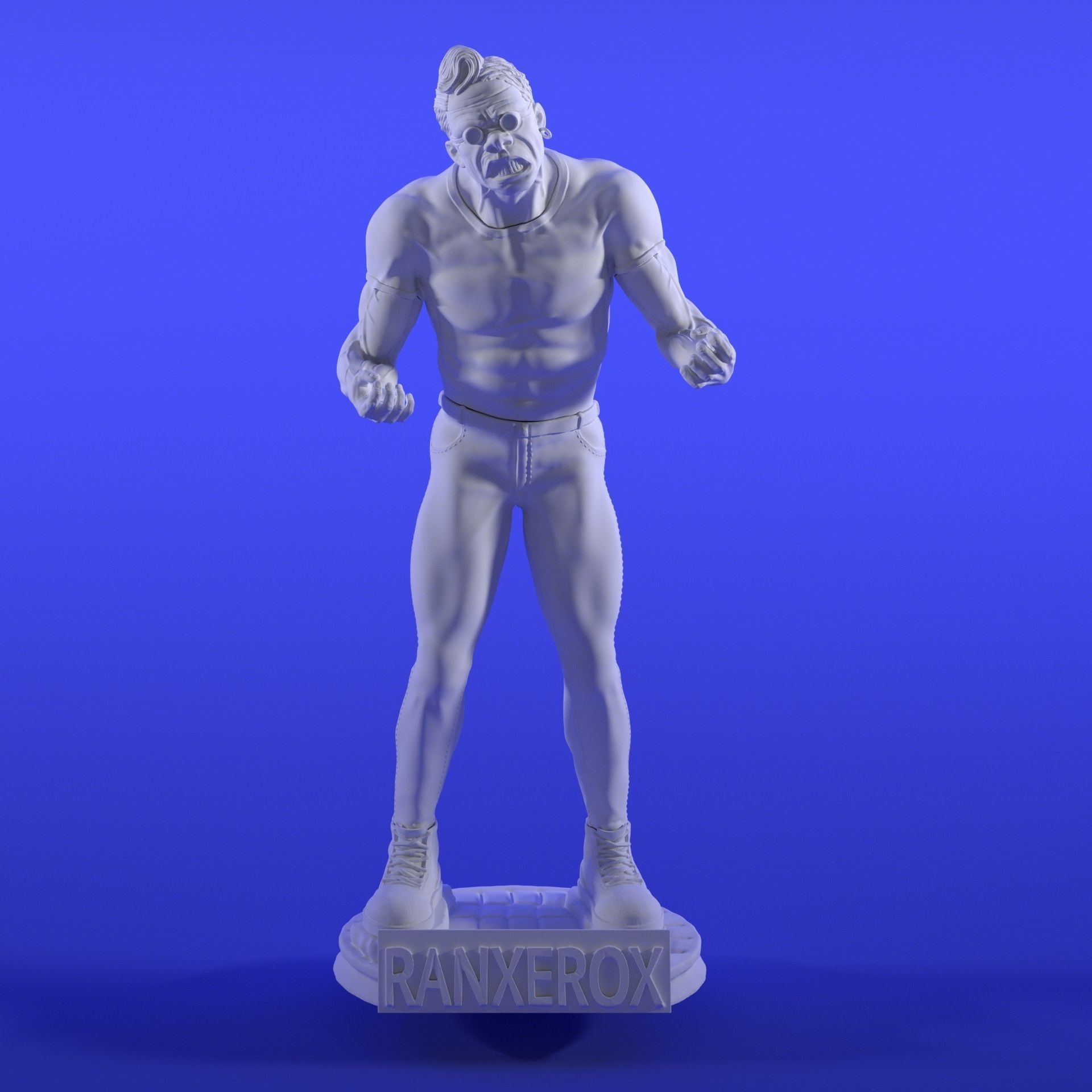 ranxerox figurine 3D model 3D printable | CGTrader
