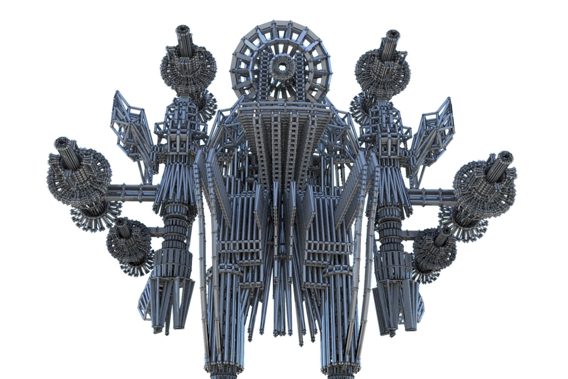 Robot Cyborg Game Character SciFi 3D model | CGTrader