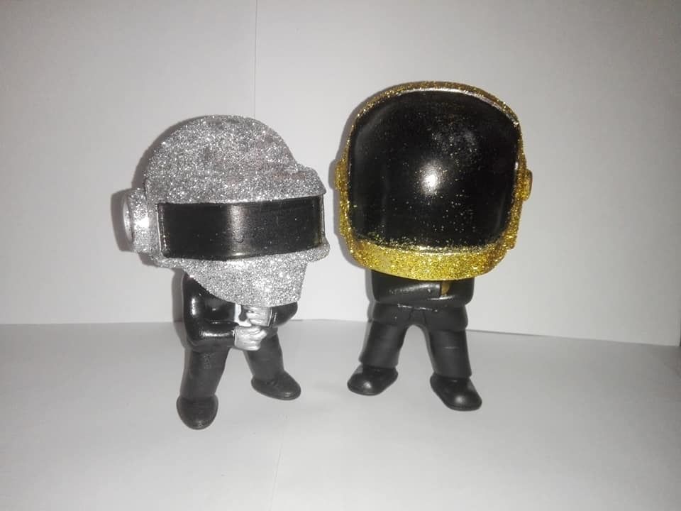 Daft Punk Funko POP 3D Print 3D model 3D printable | CGTrader