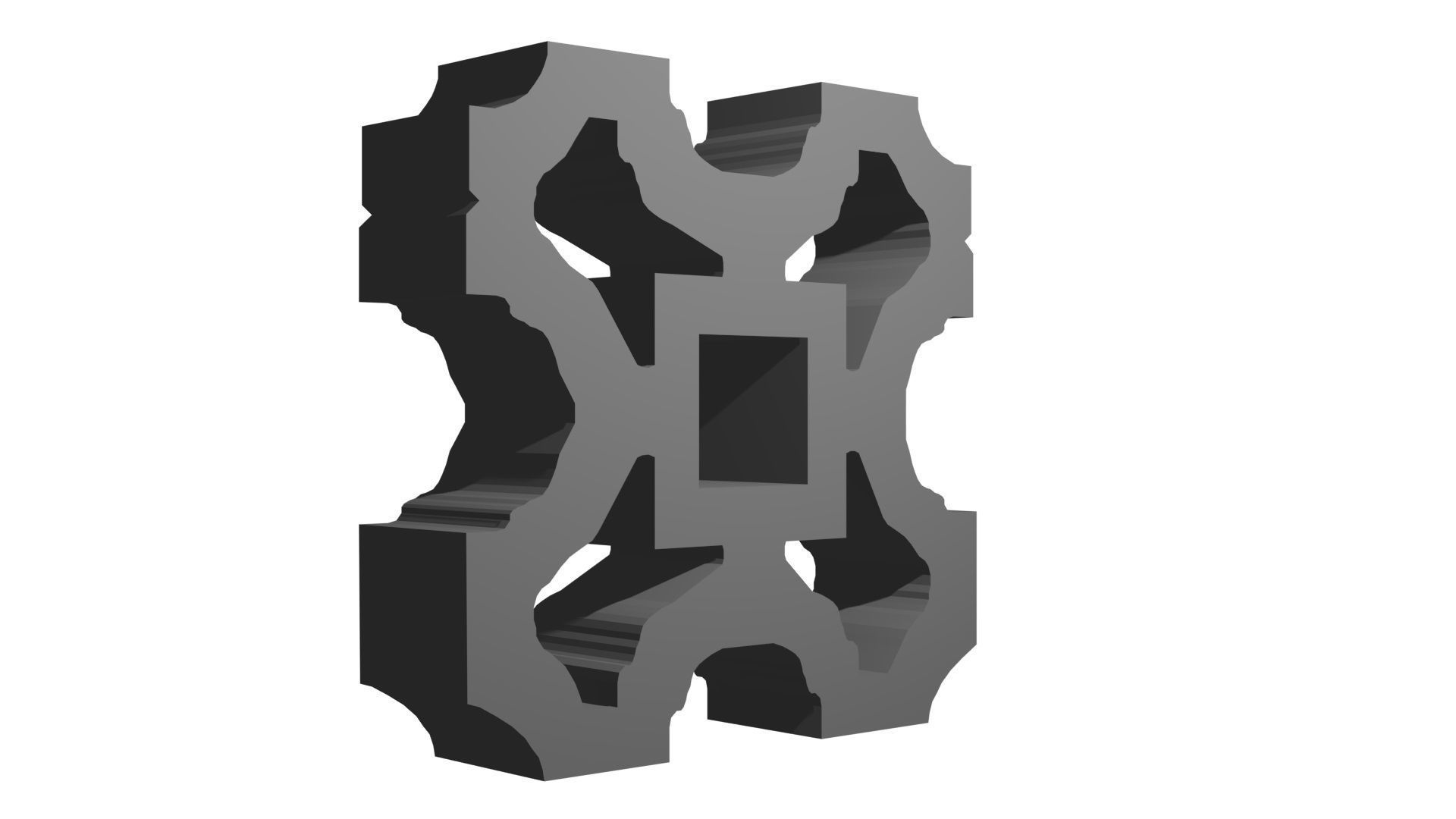 Jaali block design fancy 3D model | CGTrader