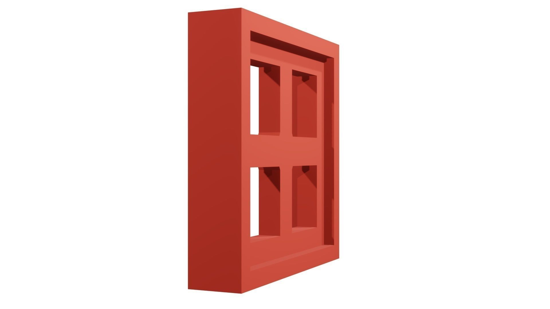 Brick block Jaali Square 3D model | CGTrader