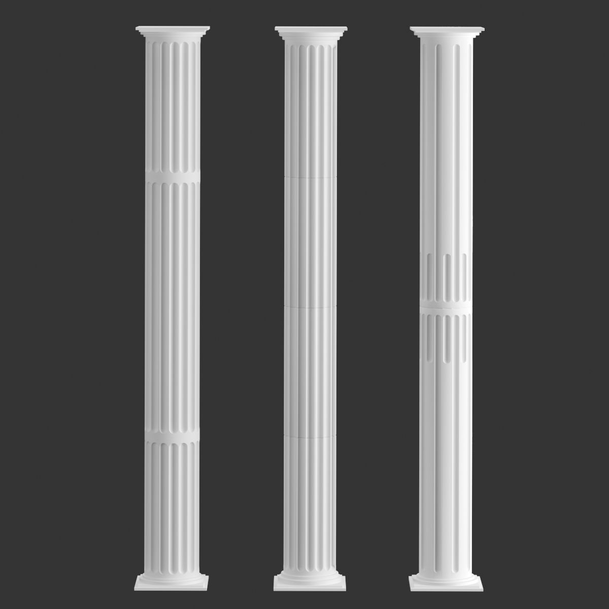 Simple Column free 3D model | CGTrader