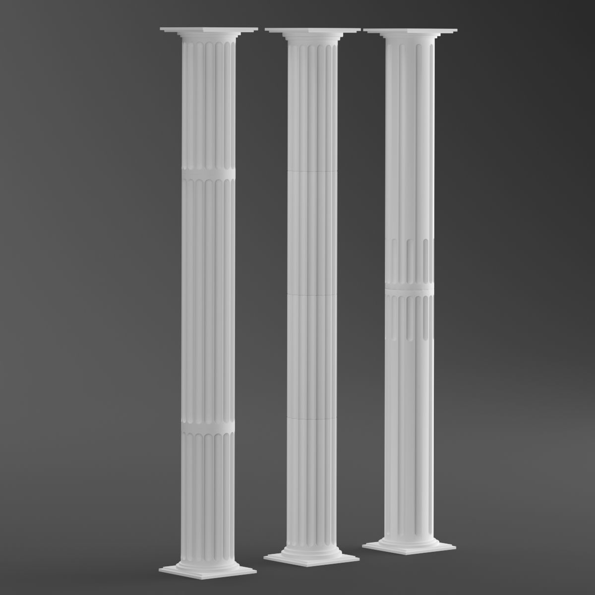 Simple Column free 3D model | CGTrader
