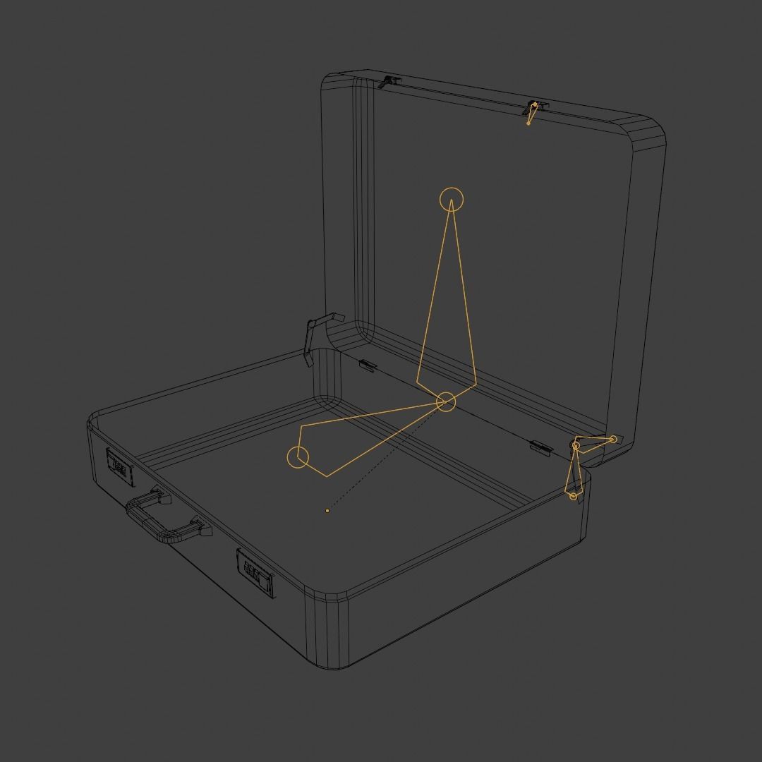 3D model Metallic Briefcase VR / AR / low-poly rigged animated | CGTrader