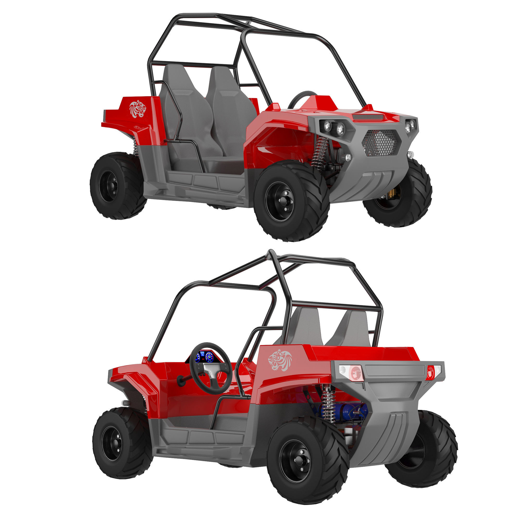 UTV FC150-2 3D model | CGTrader