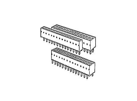 DUBOX™ 6 Position PCB Mounted Receptacle Through Mount, Top E... free ...
