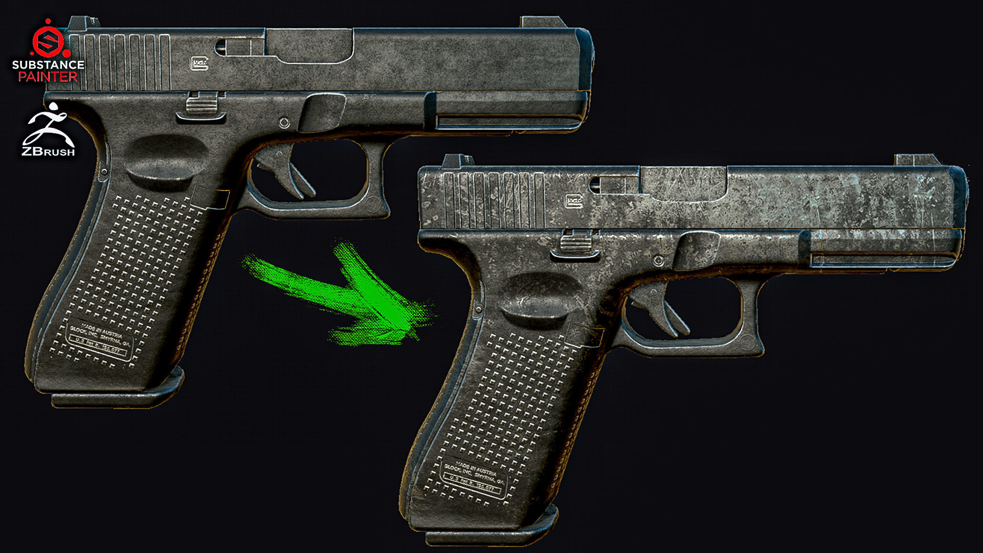 50 Grunge Alphas for Substance Painter and ZBrush Texture | CGTrader