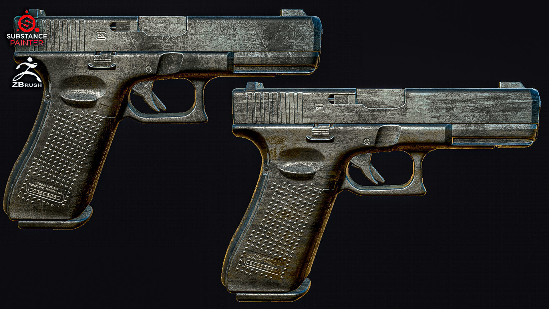 50 Grunge Alphas for Substance Painter and ZBrush Texture | CGTrader