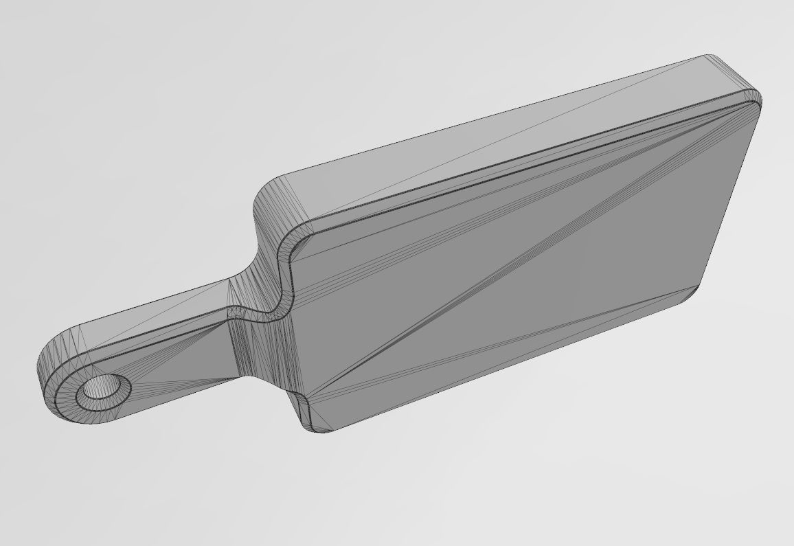 Rectangular serving bowl with handle 3D model 3D printable | CGTrader