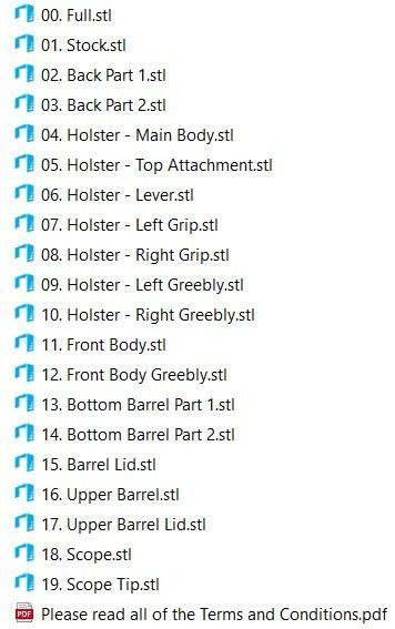 Star Wars Battlefront II - DLT-20A Blaster Rifle 3D model 3D printable ...