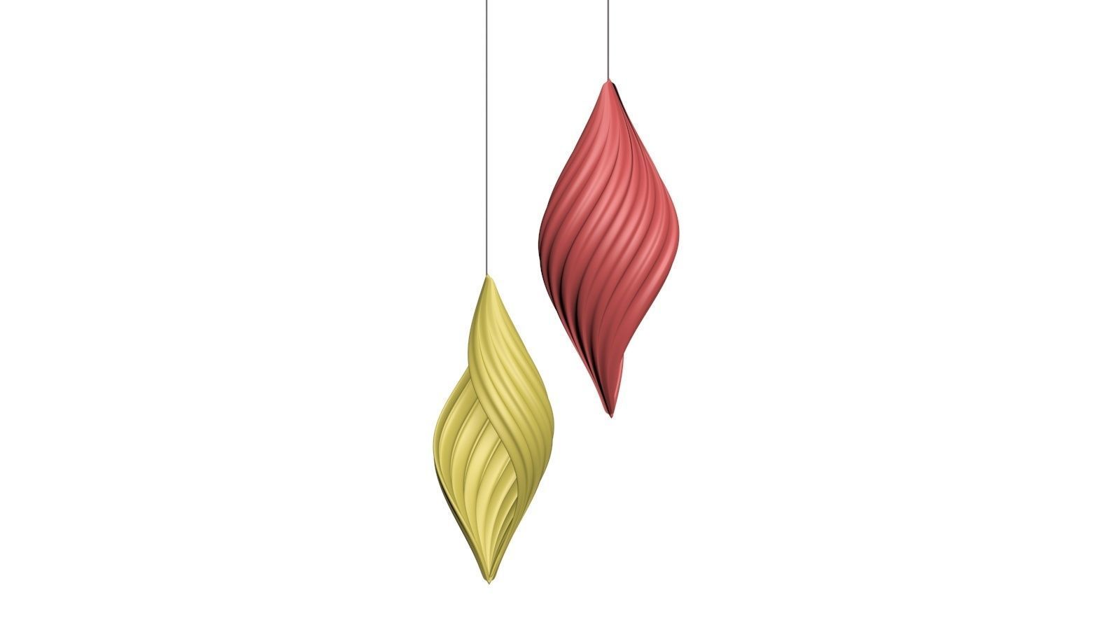Simple hanging design 3D model 3D printable | CGTrader
